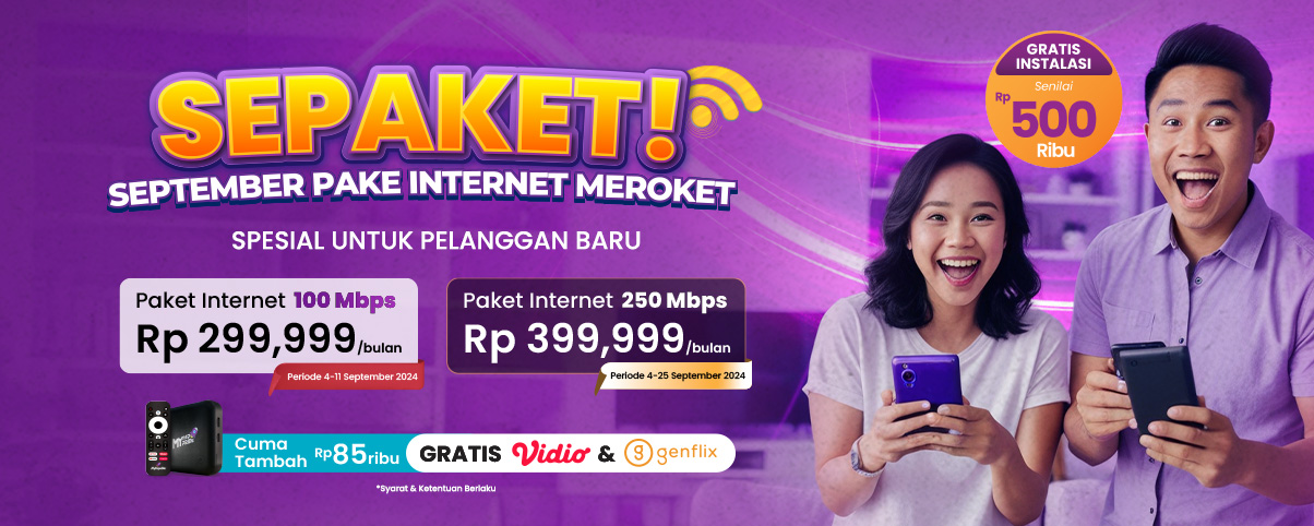 Promo Pasang Baru MyRepublic - Diskon hingga 40%